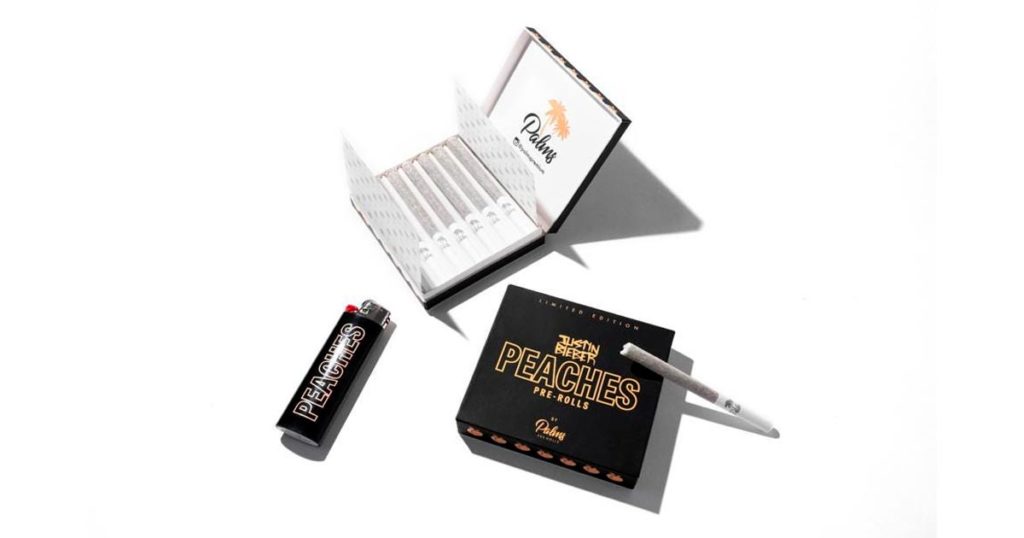 Justin Bieber lance ses joints pré-roulés "Peaches" - Newsweed